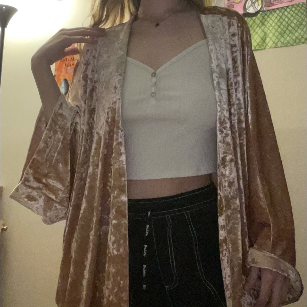 Rare Velvet Cardigan - Gem
